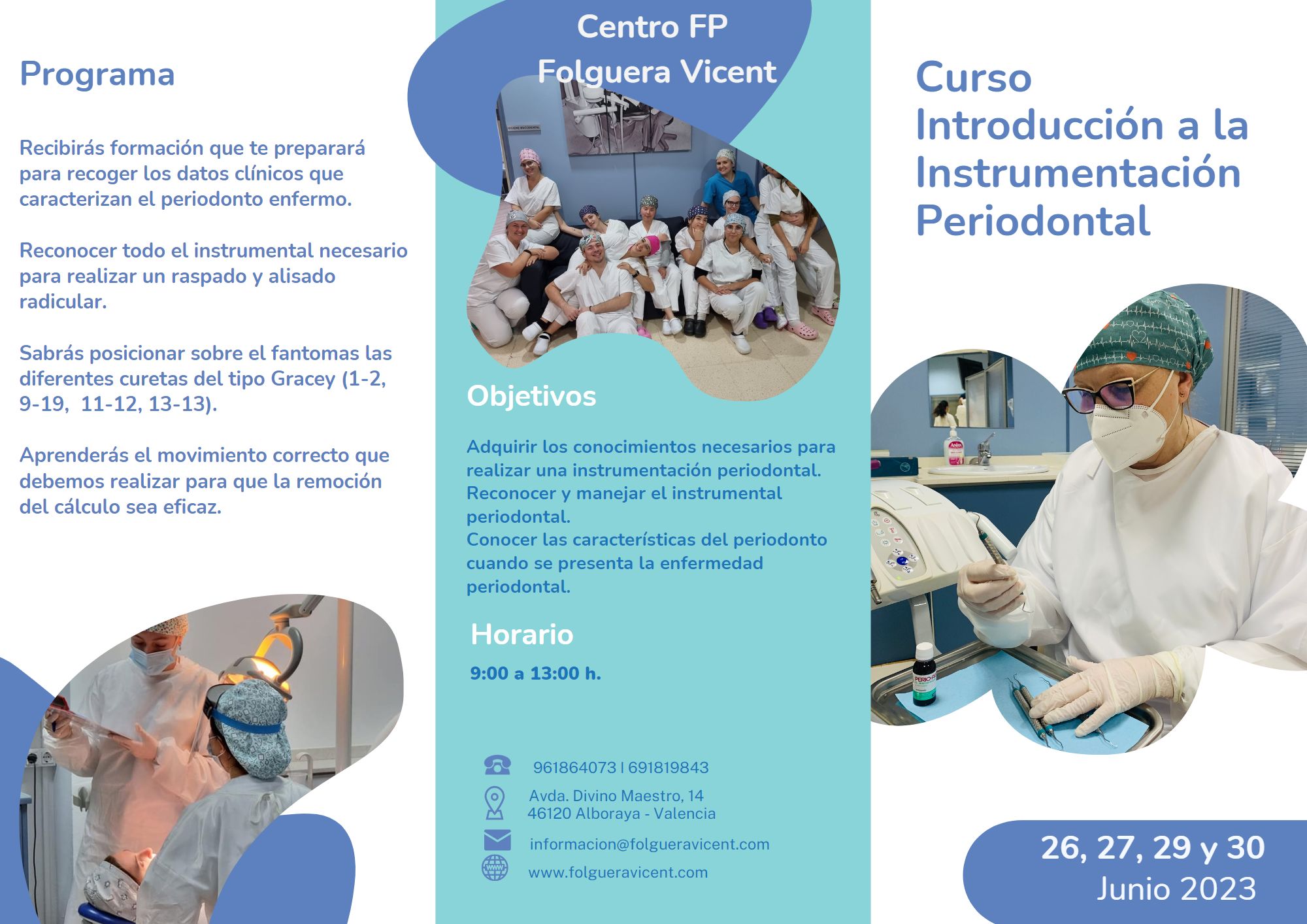 Curso Introducción a la instrumentación periodontal – Folguera Vicent
